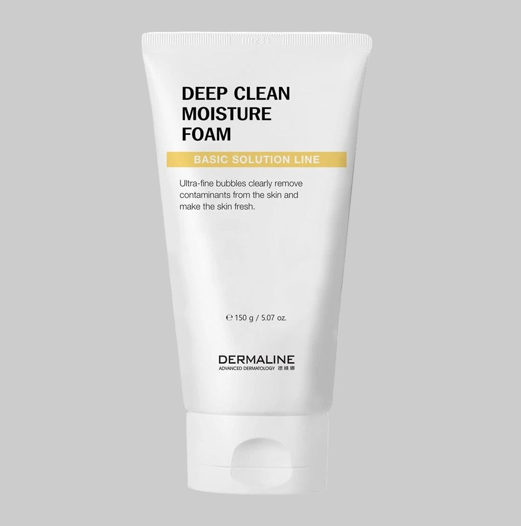 Dermaline Deep Clean Moisture Foam – Gentle Cleansing & Hydration (150 ...